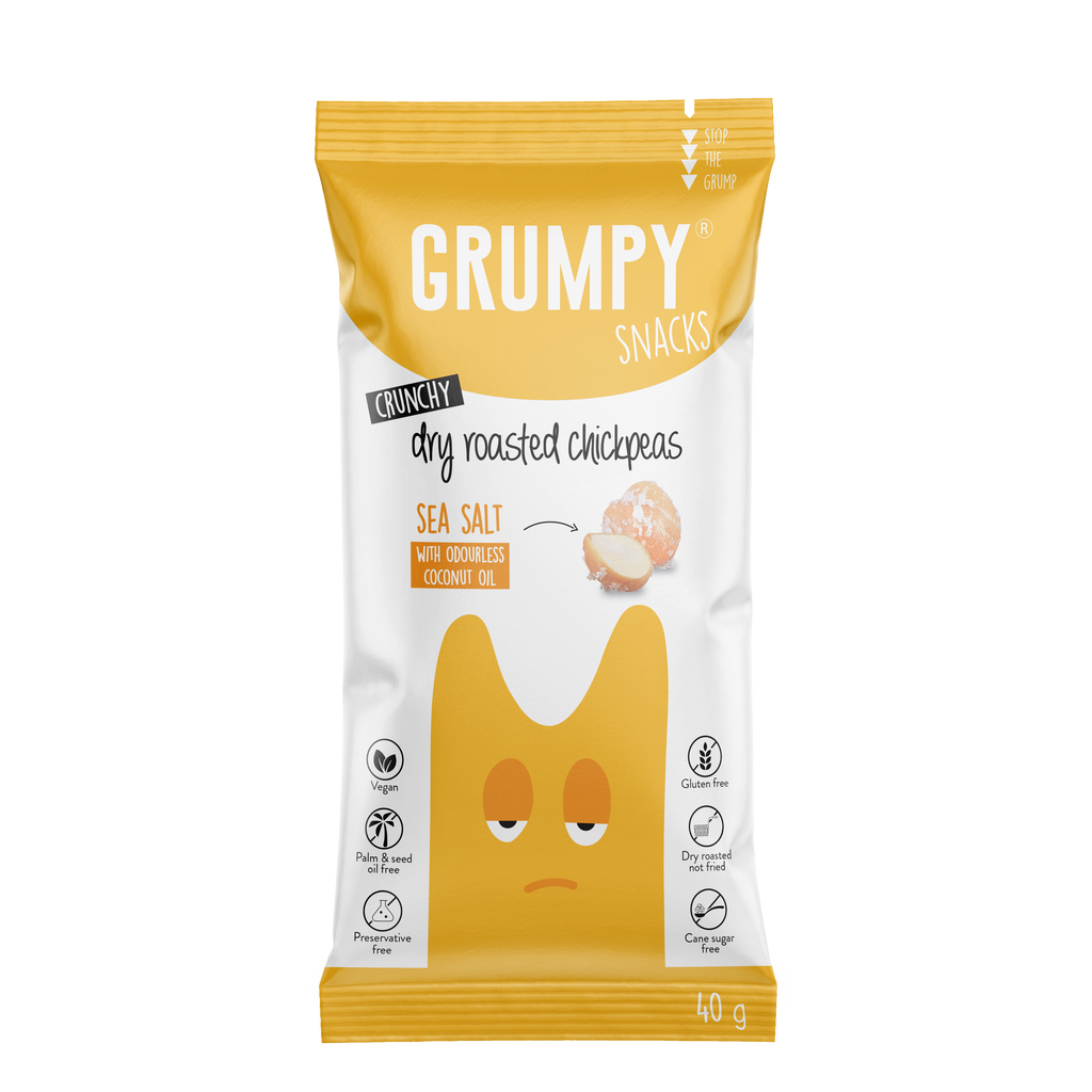 Sea salt chickpeas – Grumpy Snacks