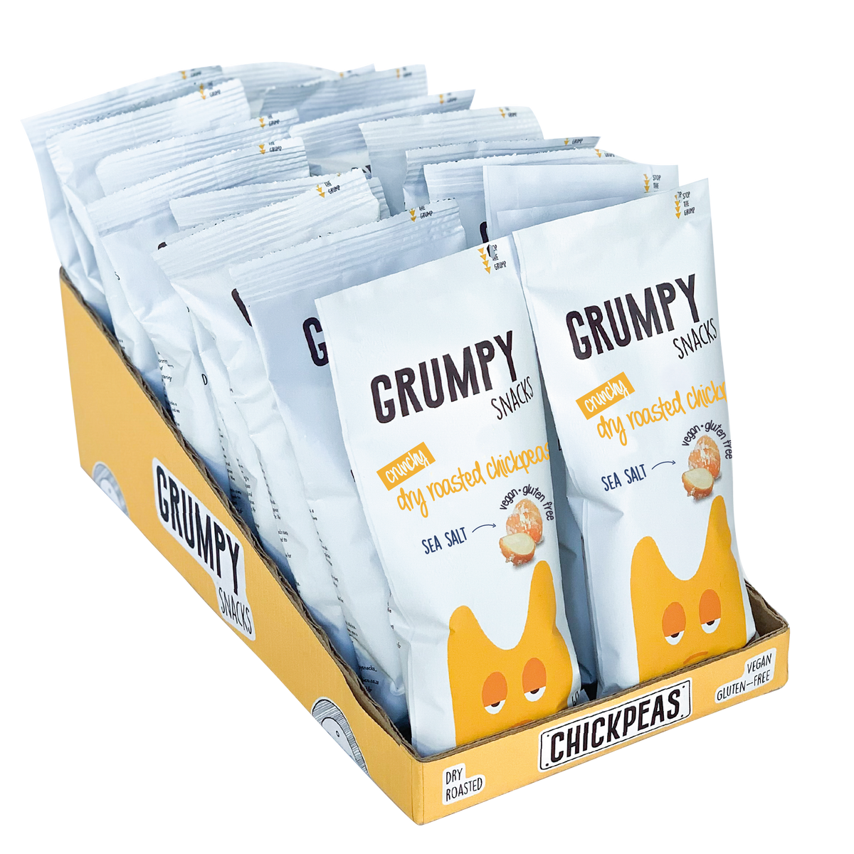 Sea salt chickpeas – Grumpy Snacks