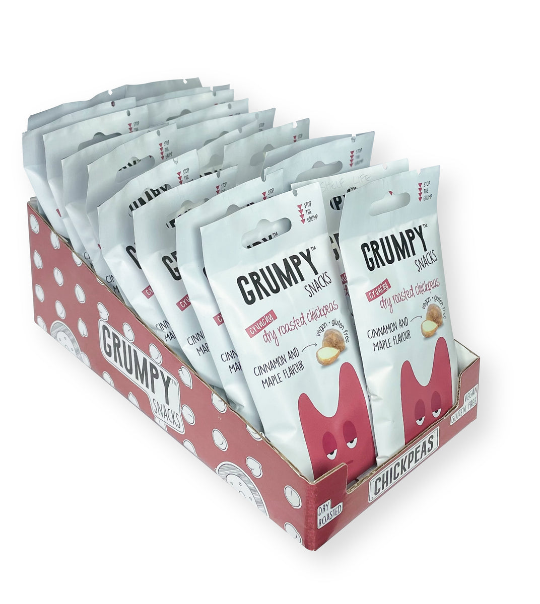 Cinnamon & maple chickpeas – Grumpy Snacks